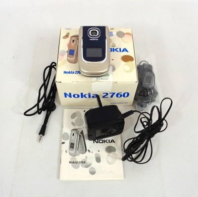 Nokia 2760 Flip Mobile Phone Blue with Box (O2 Network Locked) | eBay UK