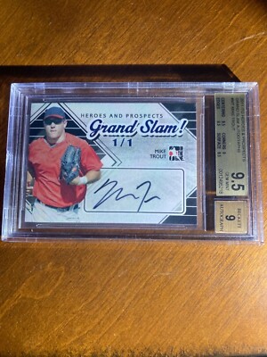 2011 ITG MIKE TROUT ROOKIE AUTO 1/1 BGS 9.5 | eBay