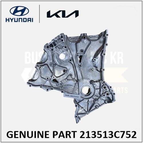 GENUINE OEM Hyundai Kia Timing Chain Cover 213513C752 Genesis Coupe | eBay