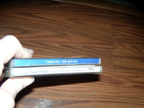 2 PC Games: Creatures Adventures & Troggle Trouble Math CD-ROM Games | eBay