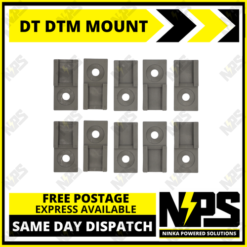 10 x Deutsch Plastic Mount DT DTP DTM DTHD Series 2 3 4 6 12 Way Clip ...