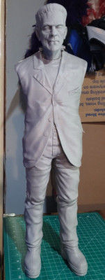 Frankenstein 3d Resin Model Kit 21 inches Tall (HUGH KIT) Just shy of 1 ...