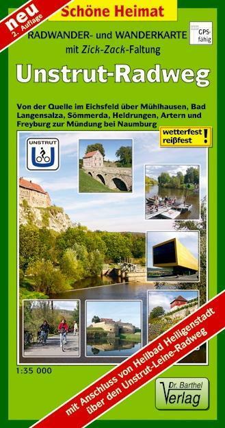 Radwander- und Wanderkarte Unstrut-Radweg 1:35 000 Radwander- und ...