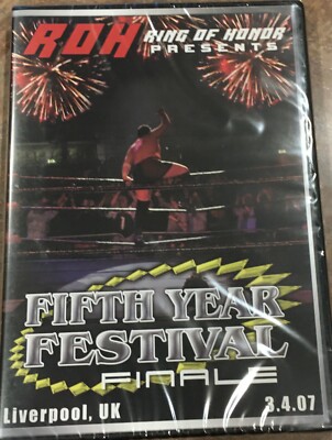 ROH Fifth Year Festival: Finale 2007 DVD Ring Of Honor WWE AEW NXT PWG ...