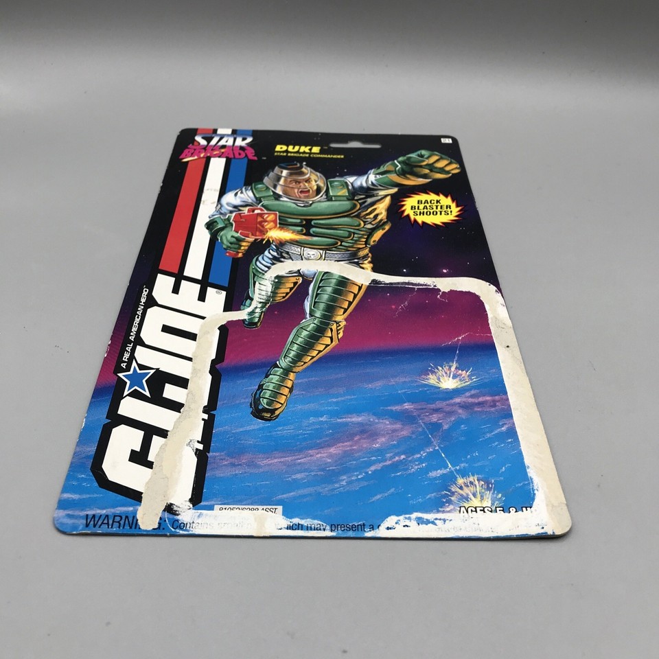 GI Joe Star Brigade Duke UNCUT File Card Back ONLY Vintage 1993 HASBRO ...