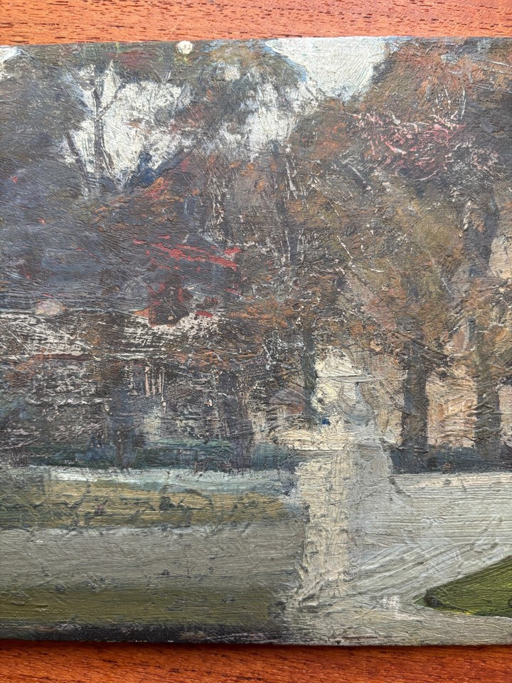 Charles HOFFBAUER (French-American 1875-1957) Signed Impressionist Oil ...