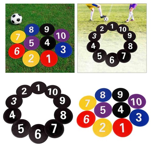 Numbered Floor Dot Markers, Training Cue Mat, Flat Disc Markers for ...