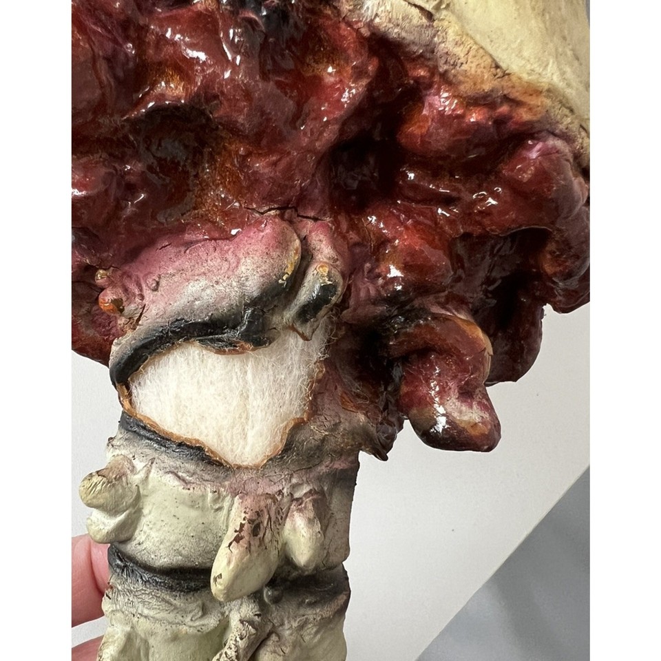 Severed Head Axe Halloween Prop Haunted House Horror Life Size Gore ...