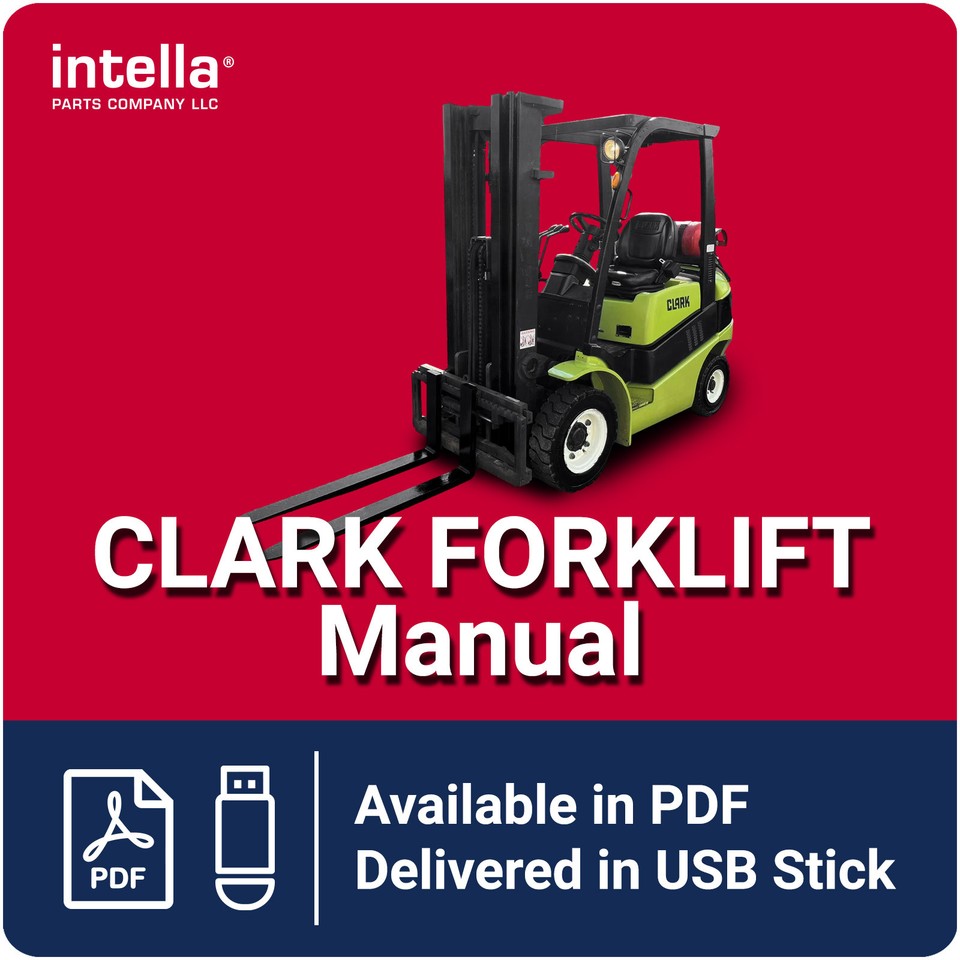 CLARK C20 FORKLIFT PARTS MANUAL PDF USB | eBay