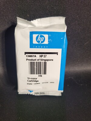 HP 57 C6657A Tri-Color Inkjet Print Cartridge Unopened in package ...