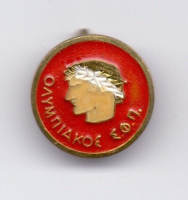 pin badge - FC Olympiacos Piraeus football club Greece Athena Athens | eBay