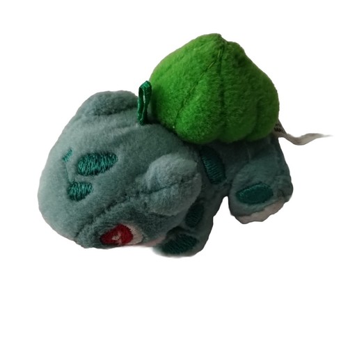 Pokémon Bulbasaur Mini 3 Inch Plush Toy Tri Star Hanging Loop Attached ...