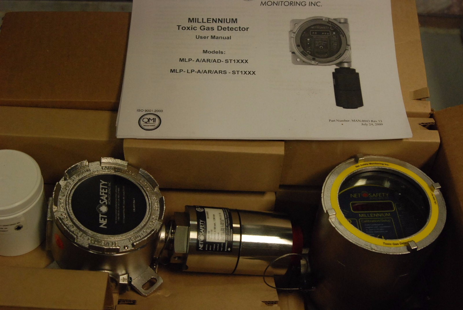 Net Safety Monitoring MLP-A-ST1200-100-SEP-SS, with H2S-100, Gas ...