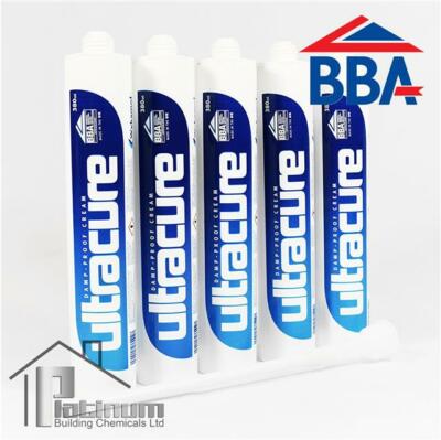 5 x ULTRACURE Damp Proof Injection Cream | DPC Course Rising Damp ...