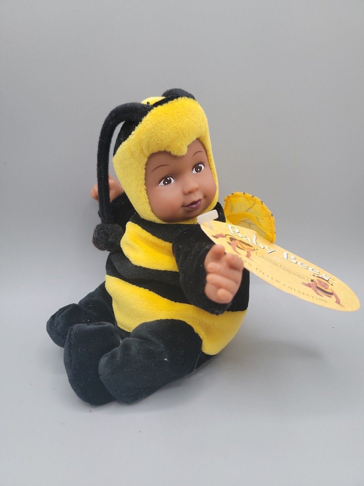 1998 Anne Geddes Baby Bees Bean Filled Collection Tan Complexion Open ...