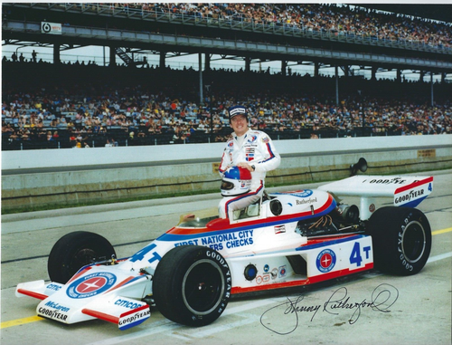 JOHNNY RUTHERFORD Racing NASCAR Signed 8.5 x 11 Photo INDY 500 | eBay