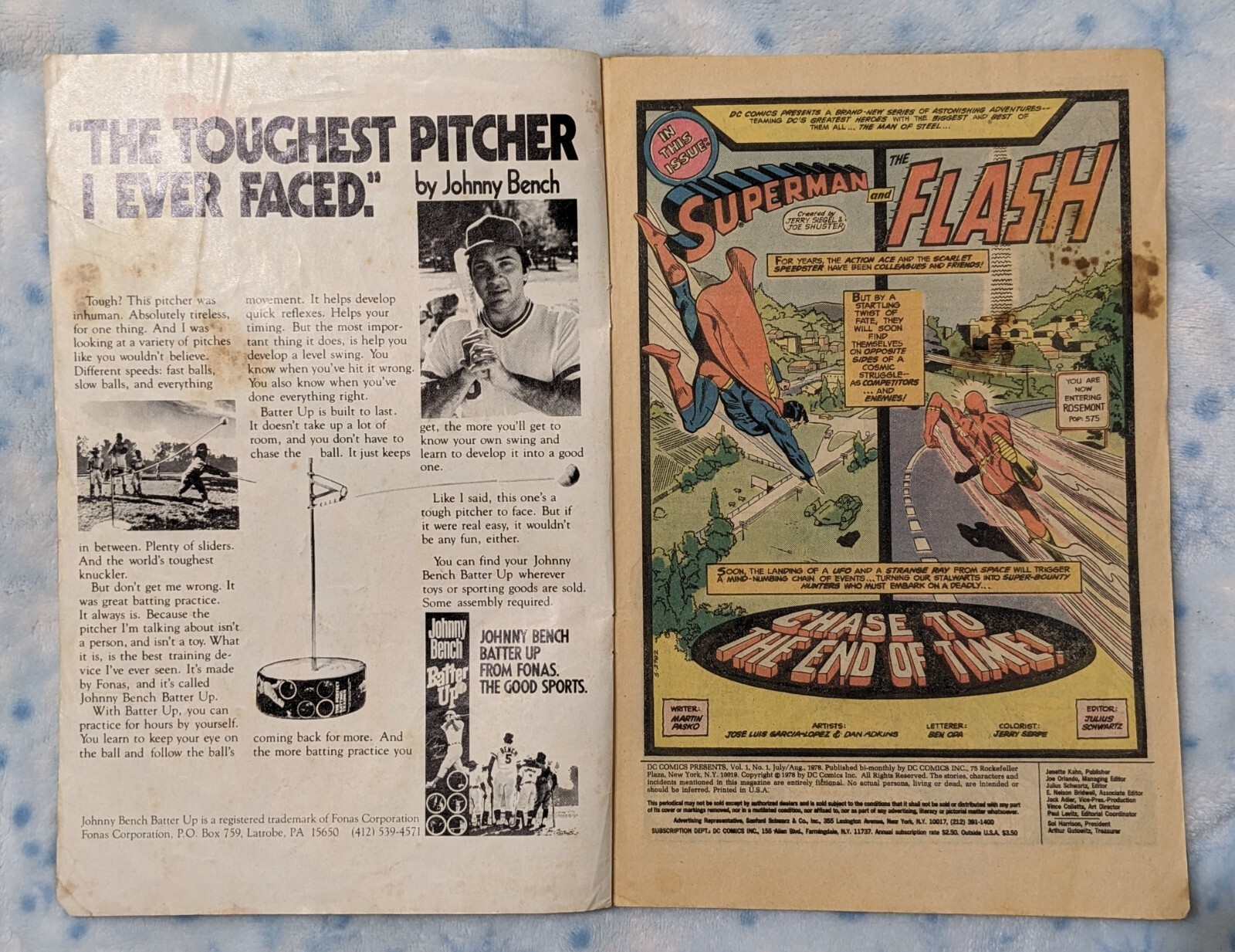 DC Comics Presents Superman And The Flash Vol 1, #1 Aug 1978 | eBay