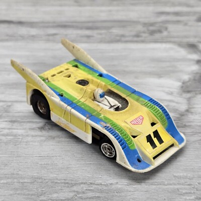 AFX Aurora Porsche 917 10K, Yellow / Green #11 Heuer, AFX Magna ...