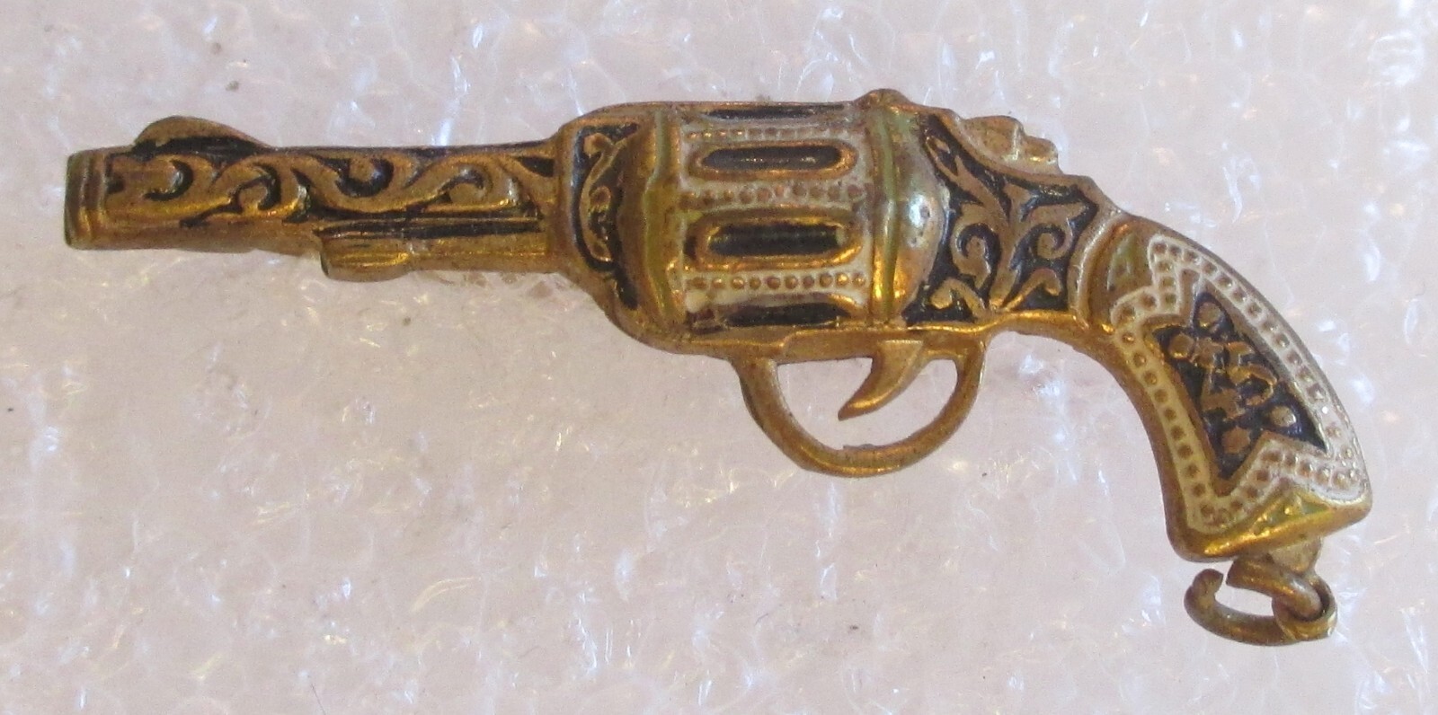 Antique Revolver Collector Lapel Pin / Hat Pin - Gem