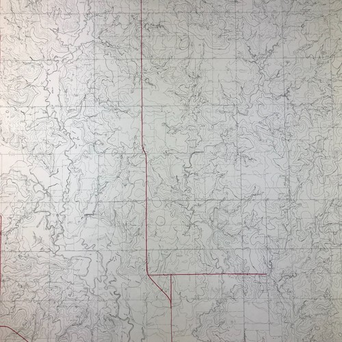 Vintage 1974 Topographic Topo Map Ringling SE Oklahoma SZ US Geological ...