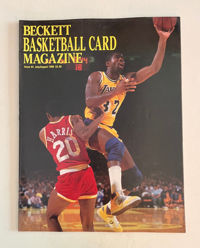 Beckett Basketball Card Magazine #3 Magic Johnson Michael Jordan Larry ...