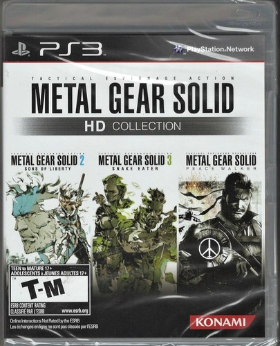 Metal Gear Solid HD Collection (Sony PlayStation 3, 2011) for sale ...