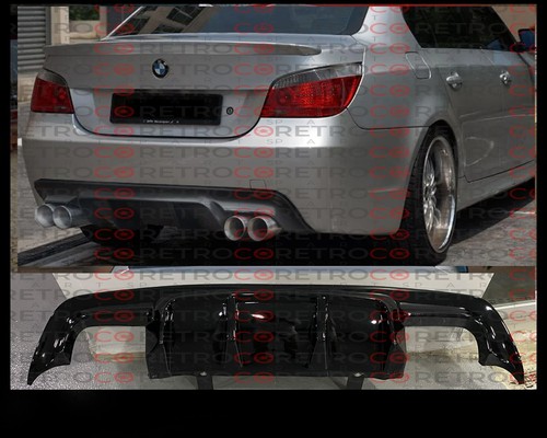 For Bmw E60 e61 5 series M tech Mtech custom rear Bumper diffuser ...