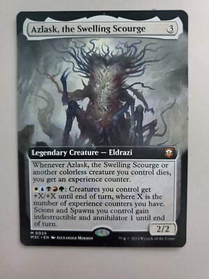 MTG Azlask, The Swelling Scourge Modern Horizons 3 0025 Borderless Rare ...