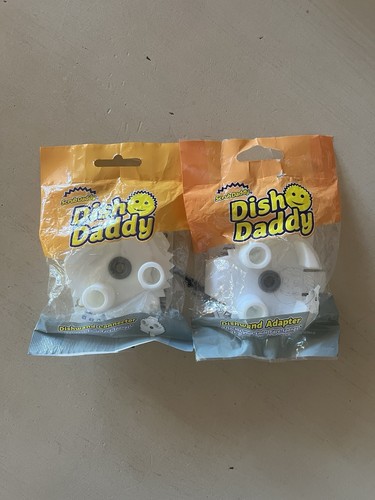 2 NEW SEALED DISH DADDY DISH WAND ADAPTER SCRUB DADDY OR MOMMY SPONGES ...