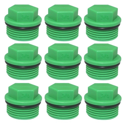 30 Pieces Male Threaded PPR End Cap Plugs Garden Irrigation Pipe ...