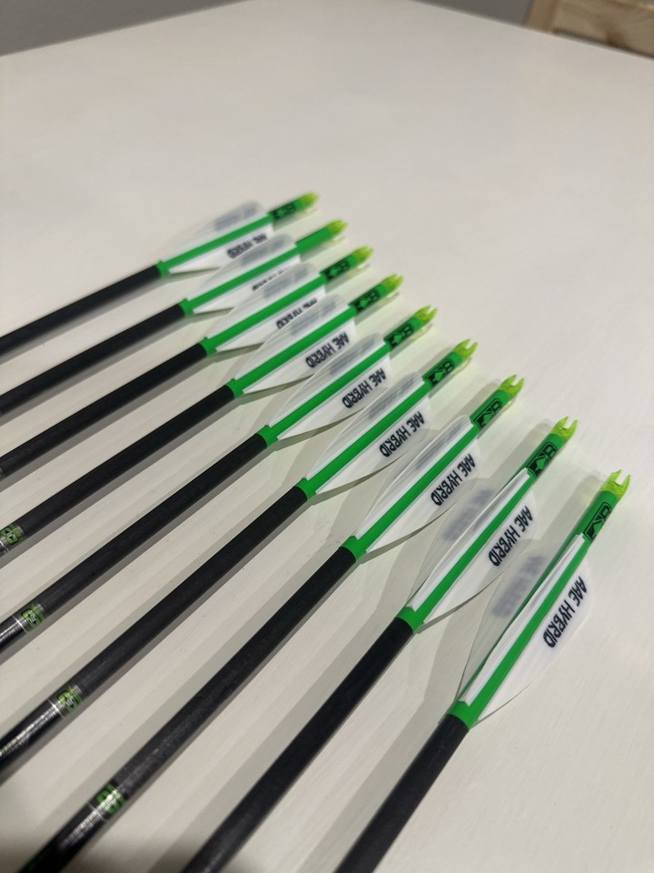 9 Easton Axis 5mm Arrows 340 Spine • Custom Fletched Arrows | eBay