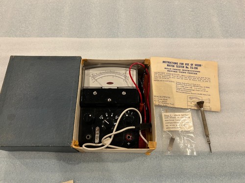 Clock/Watch Repairer's Estate Tool VIGOR TS-206 Electronic Watch Tester ...