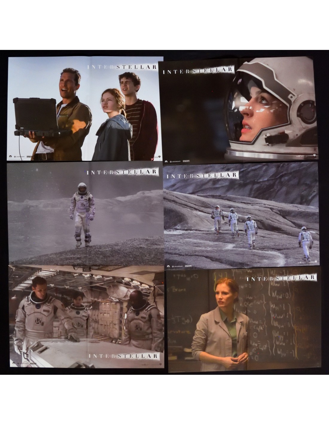 Interstellar Photo Cards Christopher Nolan Matthew McConaughey Hathaway ...