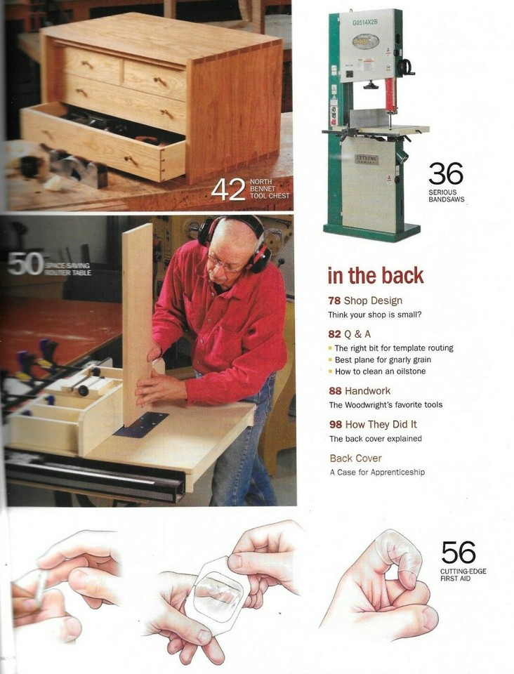 Fine Woodworking Magazine Tools and Shops Annual Issue Classic Chest ...