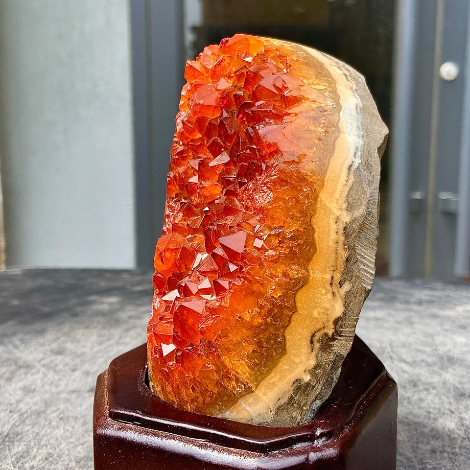 1.93LB Natural yellow crystal cave quartz crystal mineral specimen | eBay