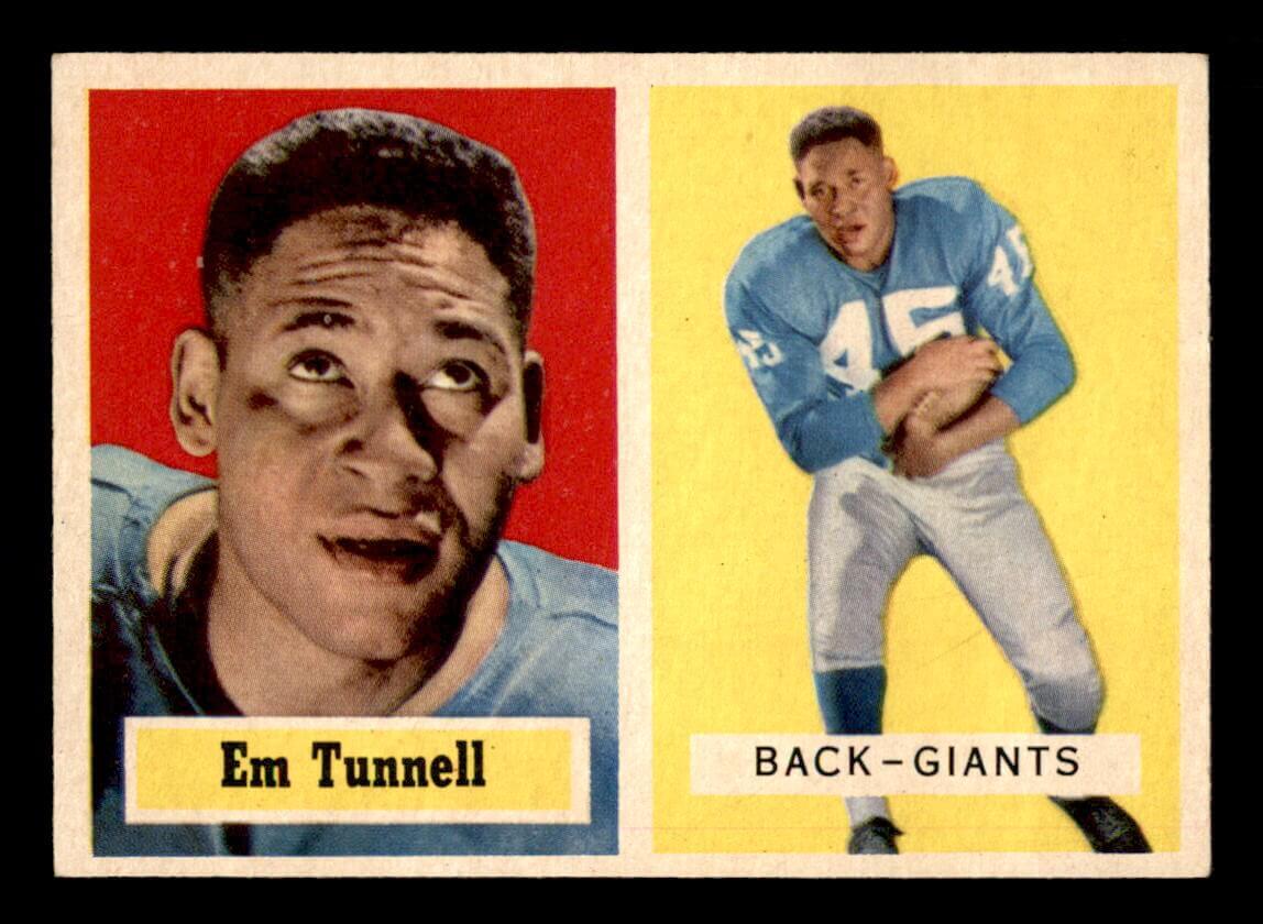 1957 Topps #35 Emlen Tunnell - EX-MT | eBay