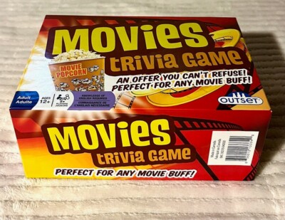 Movies Trivia Game Outset For Movie Buffs-Party Board Game- Brand New ...