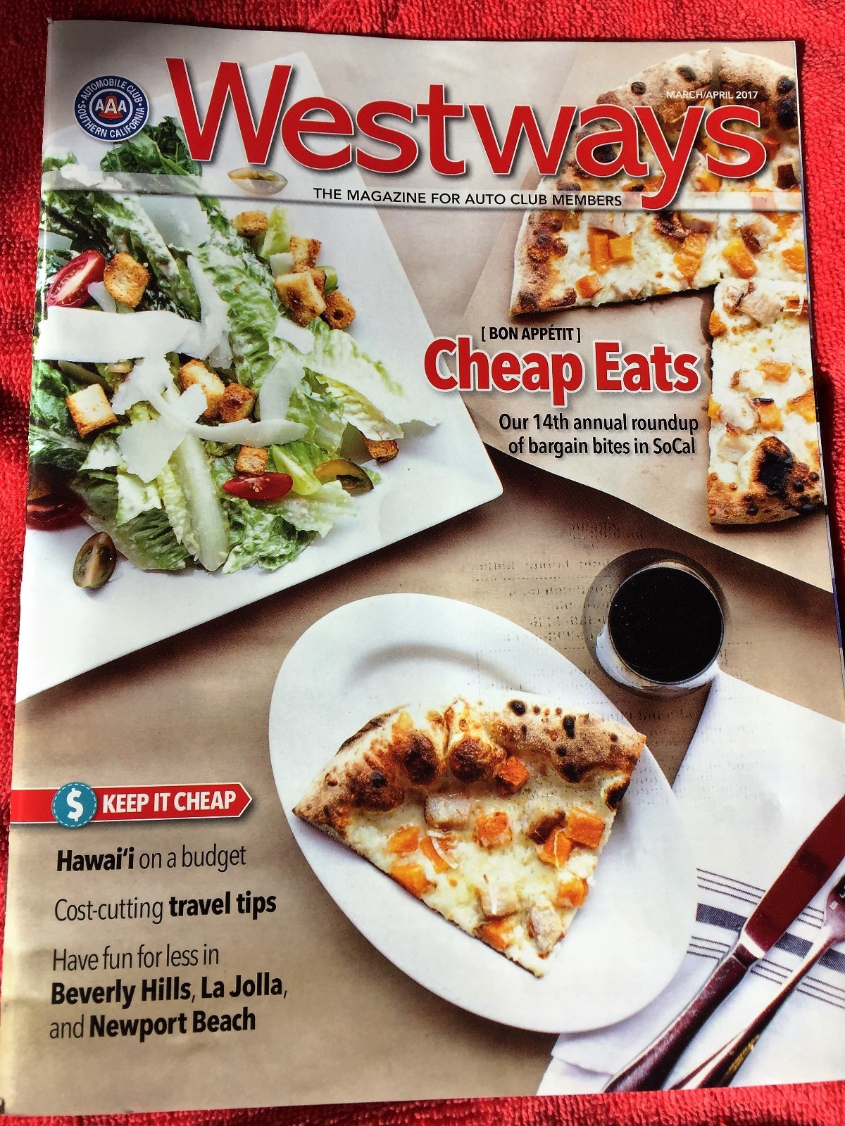 AAA WESTWAYS MAGAZINE MARCH APRIL 2017 CHEAP EATS 14TH ANNUAL BARGAIN ...