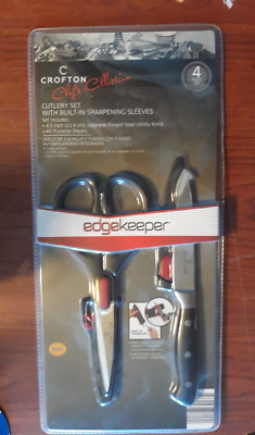 Crofton Edgekeeper Chef's Collection: Utility knife, Shears (Scissors ...