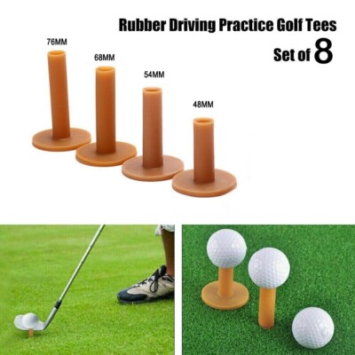 8X Rubber Driving Practice Golf Tees Holder Rubber Driving Range Home ...