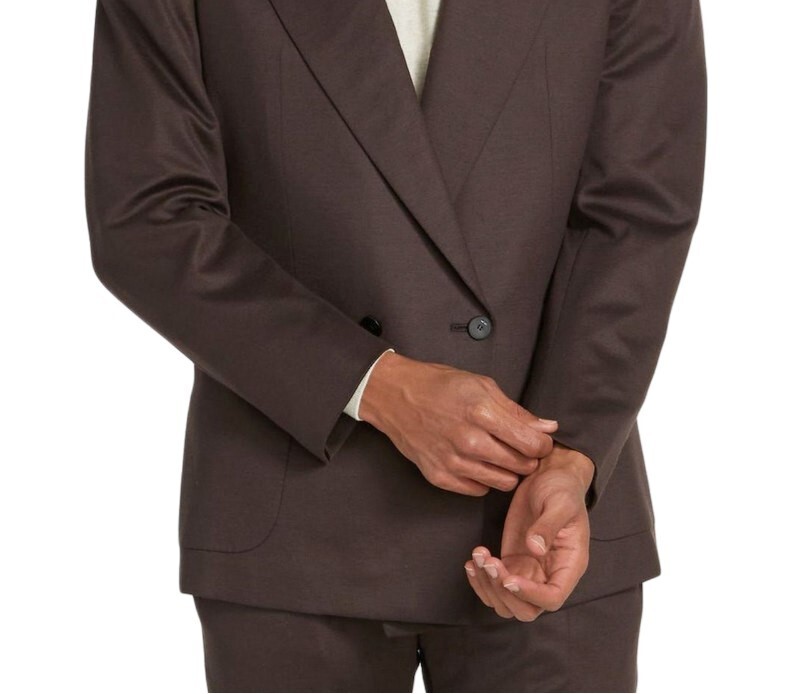 $9,000 NWT Kiton KNT Solid Brown Cotton Blend Double Breasted Suit Size ...