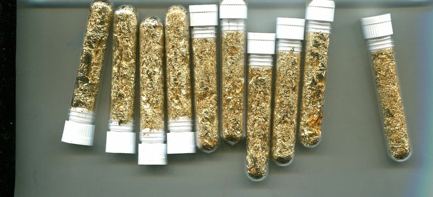 GOLD FLAKE TUBE LOT OF 10 7960M | eBay