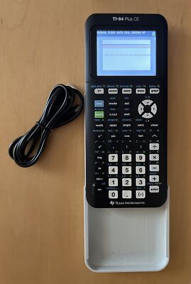 Texas Instruments TI-84 Plus CE Color Graphing Calculator With Cover ...