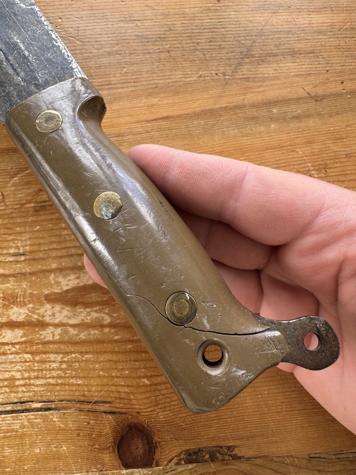 True Temper 1945 US Machete WWII Green Grip Vtg WW2 - Broken Handle | eBay