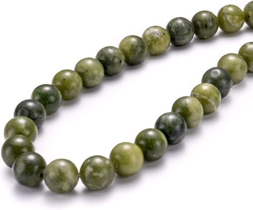 Taiwan Green Jade Natural Stone Round Loose Semi 10mm, | eBay