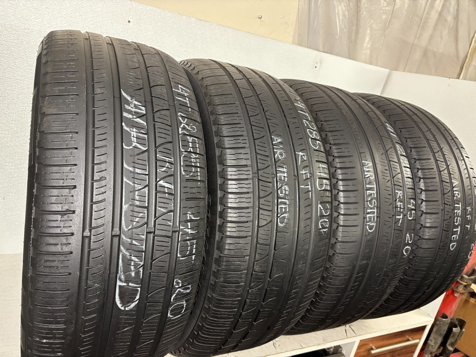 NO SHIPPING ONLY LOCAL PICK UP Set 4 Tires 285 45 20 Pirelli Scorpion ...