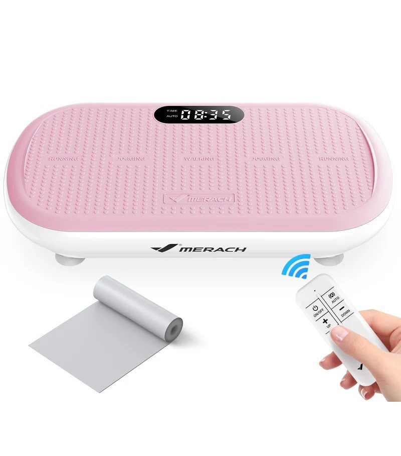 MERACH 2440 Vibration Plate Exercise Machines Bluetooth Pedal Automatic ...