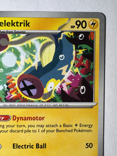 Tynamo / Eelektrik / Eelektross Evolution Line – Pokemon TCG SV Black ...