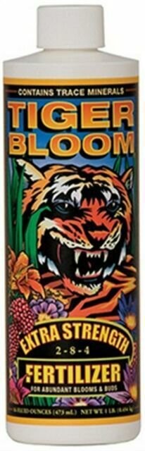 FoxFarm Tiger Bloom Liquid Nutrient Plant Fertilizer, 16oz (1 Pint ...