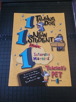 Teacher's Pet Cartoon Disney Promo 2000 Print Ad 8x11 Great To Frame | eBay